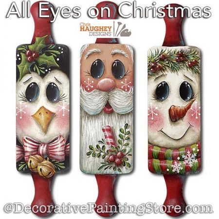 All Eyes on Christmas Painting Pattern PDF DOWNLOAD - Chris Haughey ...