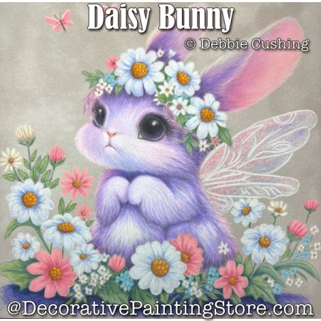 Daisy Bunny (Colored Pencil) Painting Pattern - Debbie Cushing ...