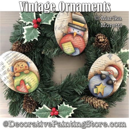 Vintage Ornaments Painting Pattern PDF DOWNLOAD - Marika Moretti ...