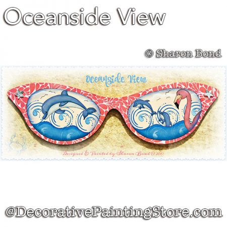 Oceanside View Painting Pattern DOWNLOAD - Sharon Bond, SB22007EP at ...