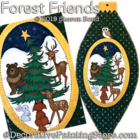 Forest Friends Painting Pattern DOWNLOAD - Sharon Bond, SB22018EP at ...