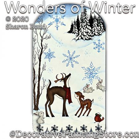 Wonders of Winter Painting Pattern DOWNLOAD - Sharon Bond, SB22021EP at ...