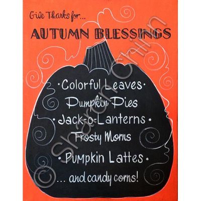 Autumn Blessings Sign ePattern by Sharon Chinn, SC15959EP at Decorative ...