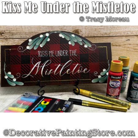 Kiss Me Under the Mistletoe - Tracy Moreau - Painting Pattern, TMD24211 ...