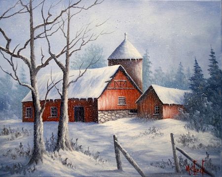 Winter on the Farm Painting Pattern - Michael Cheek, CHEEK24005 at ...